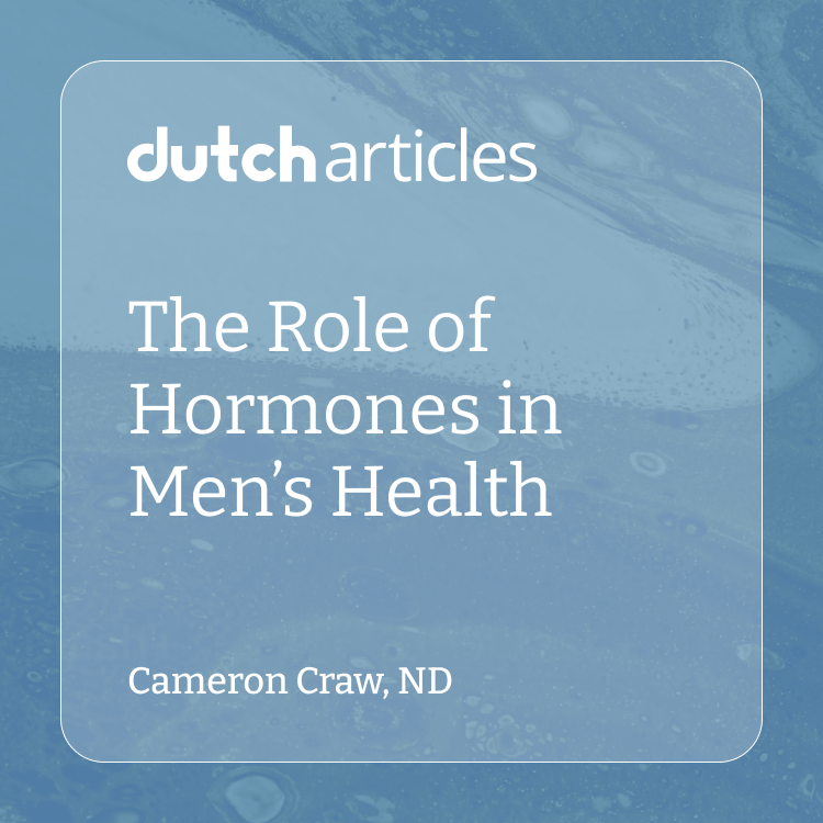 The Role of Hormones in Men's Health